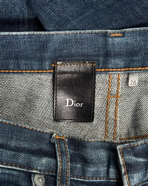 Dior Homme Hedi Slimane Blue Claw Mark Skinny Denim 28 Driew