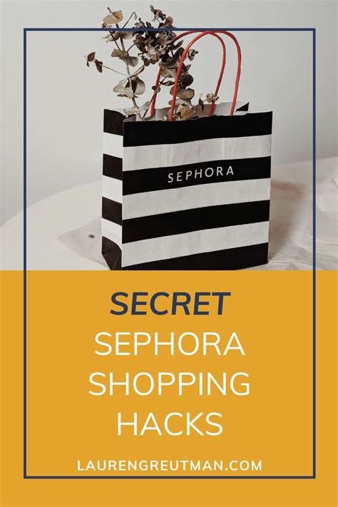Sephora Shopping Hacks