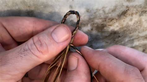 How To Build A Flemish Twist Bowstring No Jig Needed Youtube