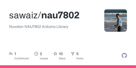 Github Sawaiznau7802 Nuvoton Nau7802 Arduino Library