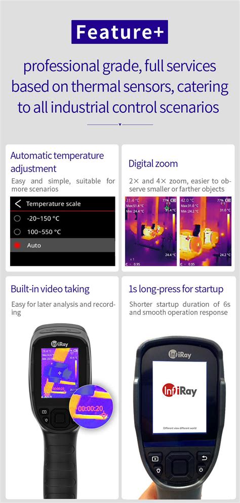 Mss Handheld Thermal Camera PRO Grade Thermal Imaging Functions For