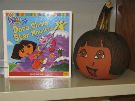 Dora The Explorer Book Character Pumpkin Pumpkin Painting 2008