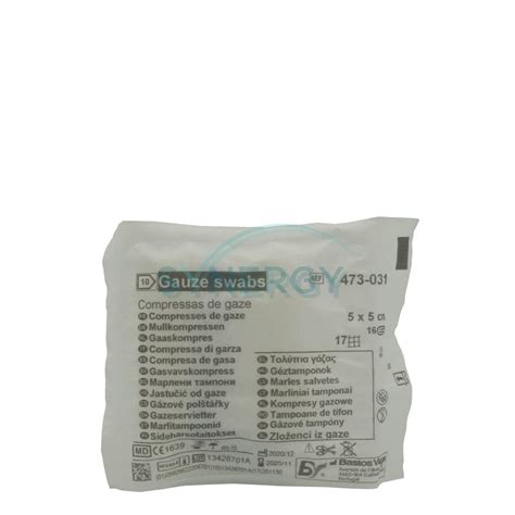 Sterile Gauze Swabs 5 X 5cm 17thsq 16 Plies Pp X Ray Wellness By