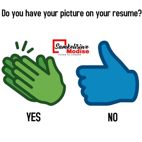 samkelisiwe modise on linkedin do you have a picture on your resume 🧐