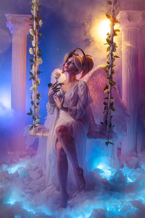 Mercy Overwatch Witch Cosplay Blizzard By Agflower On Deviantart