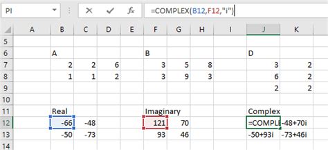 Complex Matrix Multiplication In Excel Engineerexcel