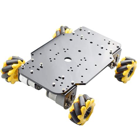5kg Last Gule 60mm Mecanum Hjul Med 4 6mm Koblinge Grandado