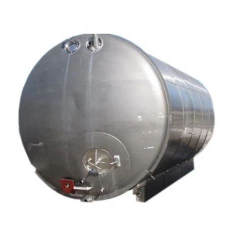 Horizontal Stainless Steel Storage Tank Capacity Liter At Piece In New Delhi