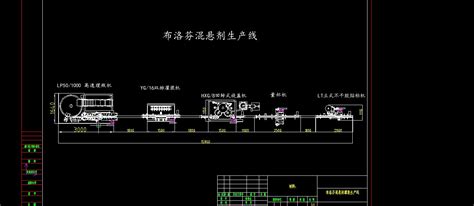 Z0031 布洛芬悬混液、片剂、凝胶、颗粒生产线1359465160autocad 2007模型图纸下载 懒石网