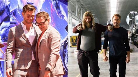 Avengers Endgame Chris Hemsworth Recalls How Robert Downey Jr