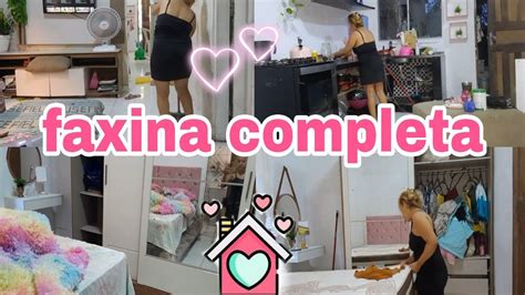 FAXINA COMPLETA CASA LIMPISSIMA E ORGANIZADA FIZ UMA CAMA POSTA MUITO