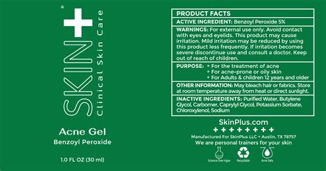 Acne Gel Details From The Fda Via