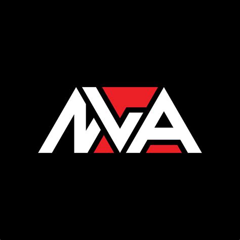 NLA Triangle Letter Logo Design With Triangle Shape NLA Triangle Logo