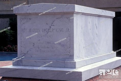 Crypt Martin Luther King Atlanta Ga Mlk Georgia Sweet Auburn Dr