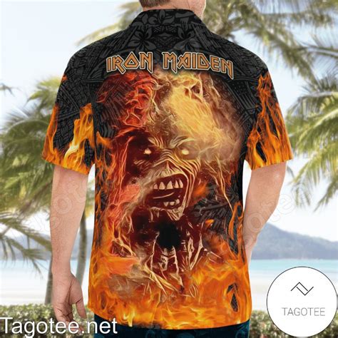 Iron Maiden Heavy Metal Band Hawaiian Shirt Tagotee
