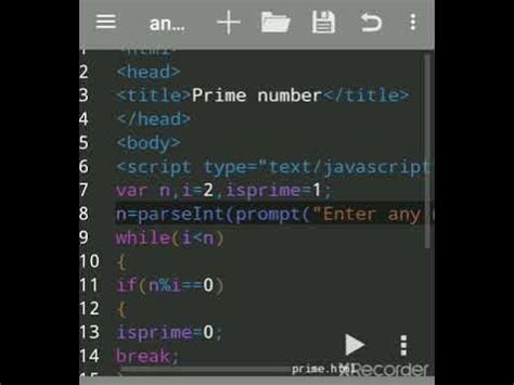 JavaScript Program to Check Number is Prime or not | Number is Prime or not in JavaScript ...
