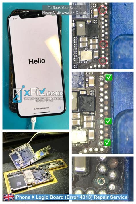 Fix IPhone X Logic Board Error 4013 After Dropped XFix