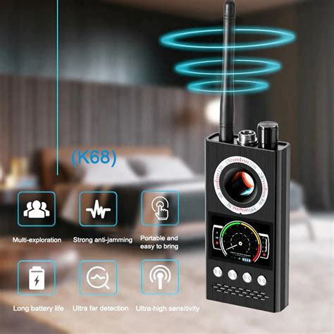 Smars® K68 Anti Spy Wireless Rf Signal Detector Bug Gsm Gps Tracker
