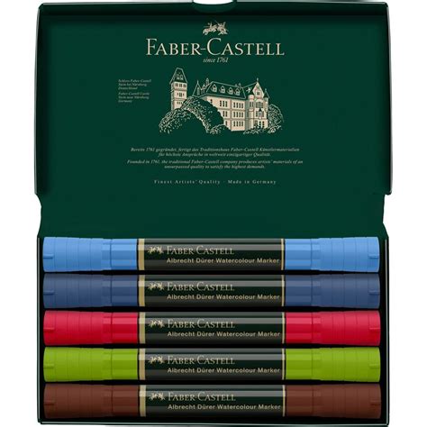 Faber Castell აკვარელის მარკერები ურბანული ჩანახატები 5 ცალი Veli