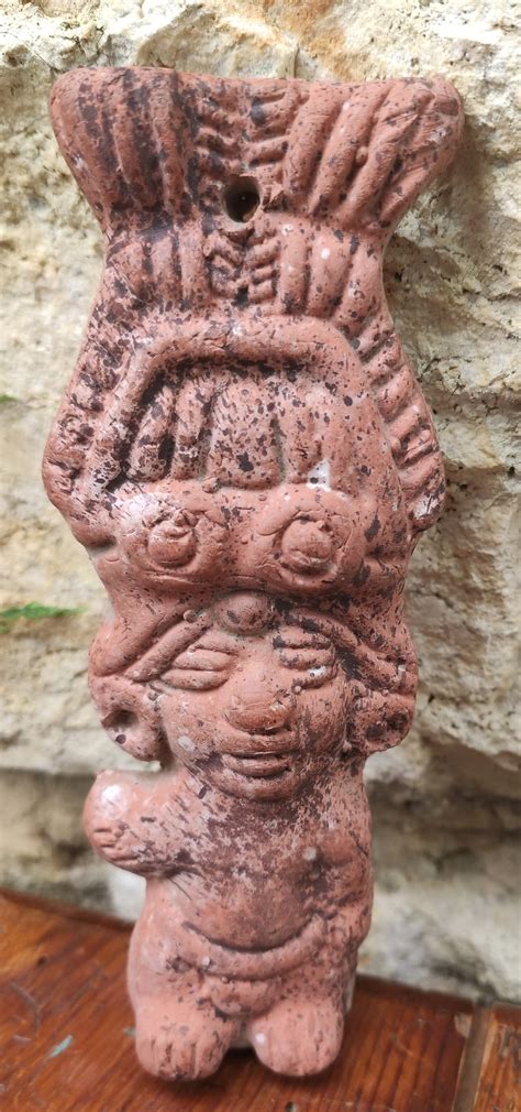 Aztec Mayan Mexican Art Statuette Etsy