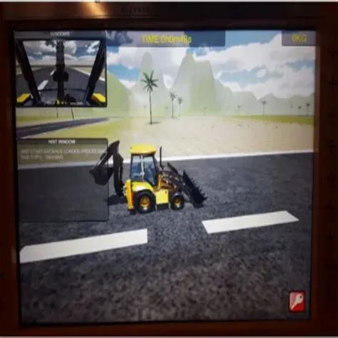Construction Machinery Backhoe Loader Simulator Practice Actual