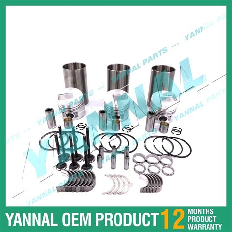 Overhaul Rebuild Kit Full Head Gasket Set Bearing For Mitsubishi S3q2