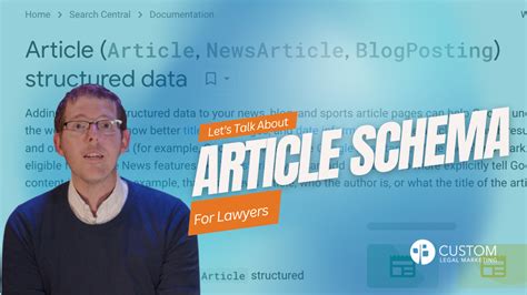 Article Schema And Structured Data A Guide For Lawyers