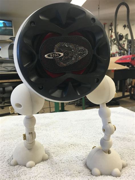 Speaker Robot With Hardware Speaker Bot 3d Printed Etsy