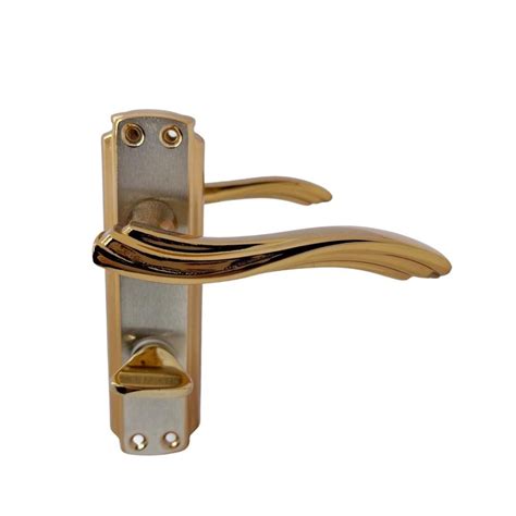 ᐉ Ручка для міжкімнатних дверей Ozcanlar Yulia S A Wc з нічною засувкою 62 мм 260031 • Краща