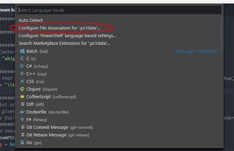 How To Associate A File Extension With A Certain Language In Vs Code