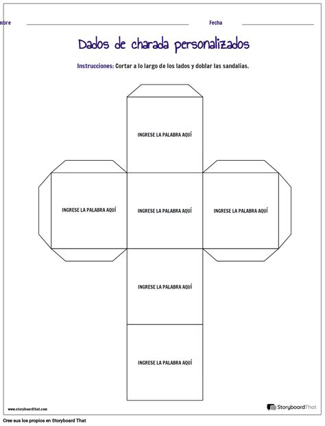 Plantilla Recortada Para Charada Storyboard By Es Examples