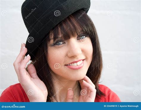 Hold Onto Your Hat Stock Image Image Of Superb Body 23449819