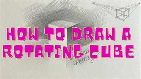 How To Draw A Cube Step By Step D Shape Drawing Tutorial For Beginners Geometry Drawing