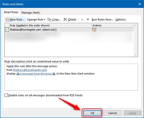 How To Customize Alert Messages For Specific Emails In Outlook