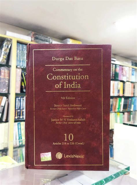 Commentary On Constitution Of India Vol 10 By Durga Das Basu Published