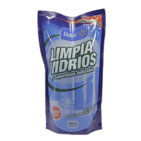Limpia Vidrios Doypack 900 Ml Lider Lidercl