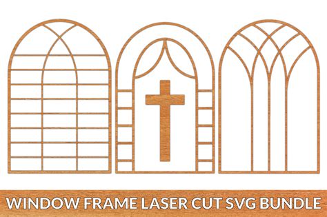 Window Frame Laser Cut Svg Bundle Graphic By Bdbgraphics · Creative