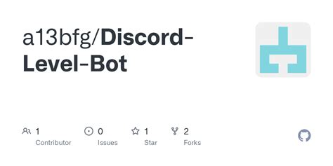 github a13bfg discord level bot