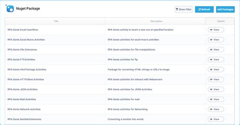 Nuget Packages Claysys Technologies