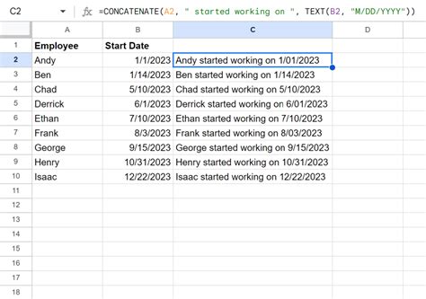 How To Concatenate Dates In Google Sheets