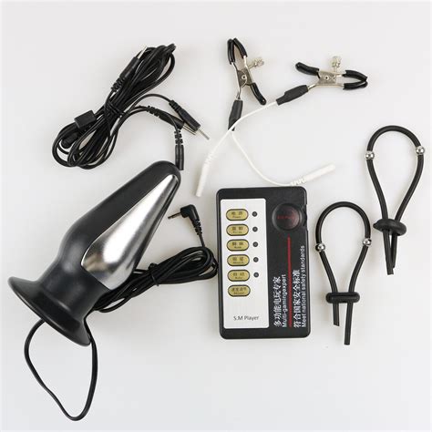 E Stim Electro sex kit anal plug y pezón pinza polla anillos Etsy