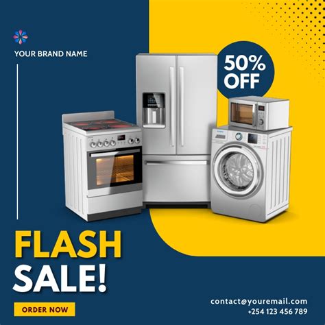 Electronics Appliances Gadgets Sale Flyer Template Postermywall