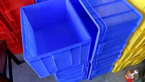 塑料周转箱加厚塑料筐蓝色周转胶框物流仓储大号收纳胶箱塑料胶框 阿里巴巴
