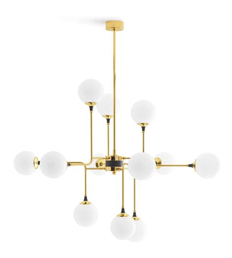 Galassia Suspension Lamp In Glass And Metal By Stilnovo Design