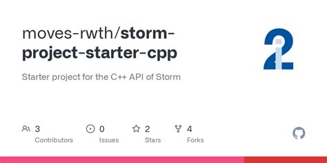github moves rwth storm project starter cpp starter project for the