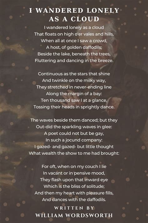 Daffodils Poem Summary