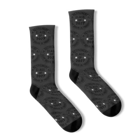Retirement Class Of 2027 Countdown Progressing Ts Socks Sold By