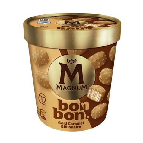 Mercadão Pingo Doce Gelado Bombom Gold Caramel Billionare Magnum