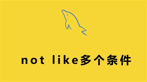 Not Like多个条件 一个sql很多个not Like的简化语句 云梦编程网