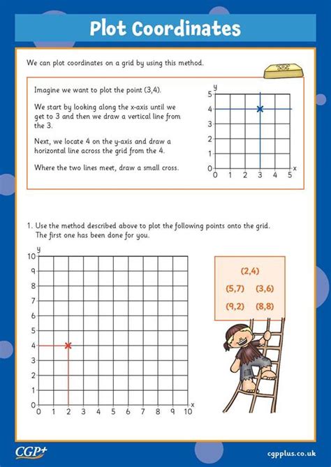 plotting coordinates problems foundation year 4 cgp plus